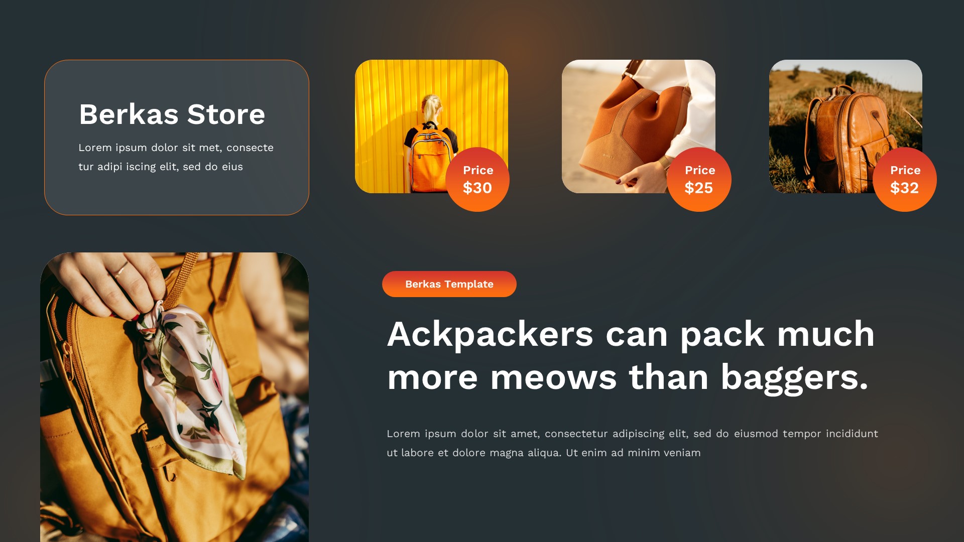 Berkas - Backpack Google Slides Template, Presentation Templates ...