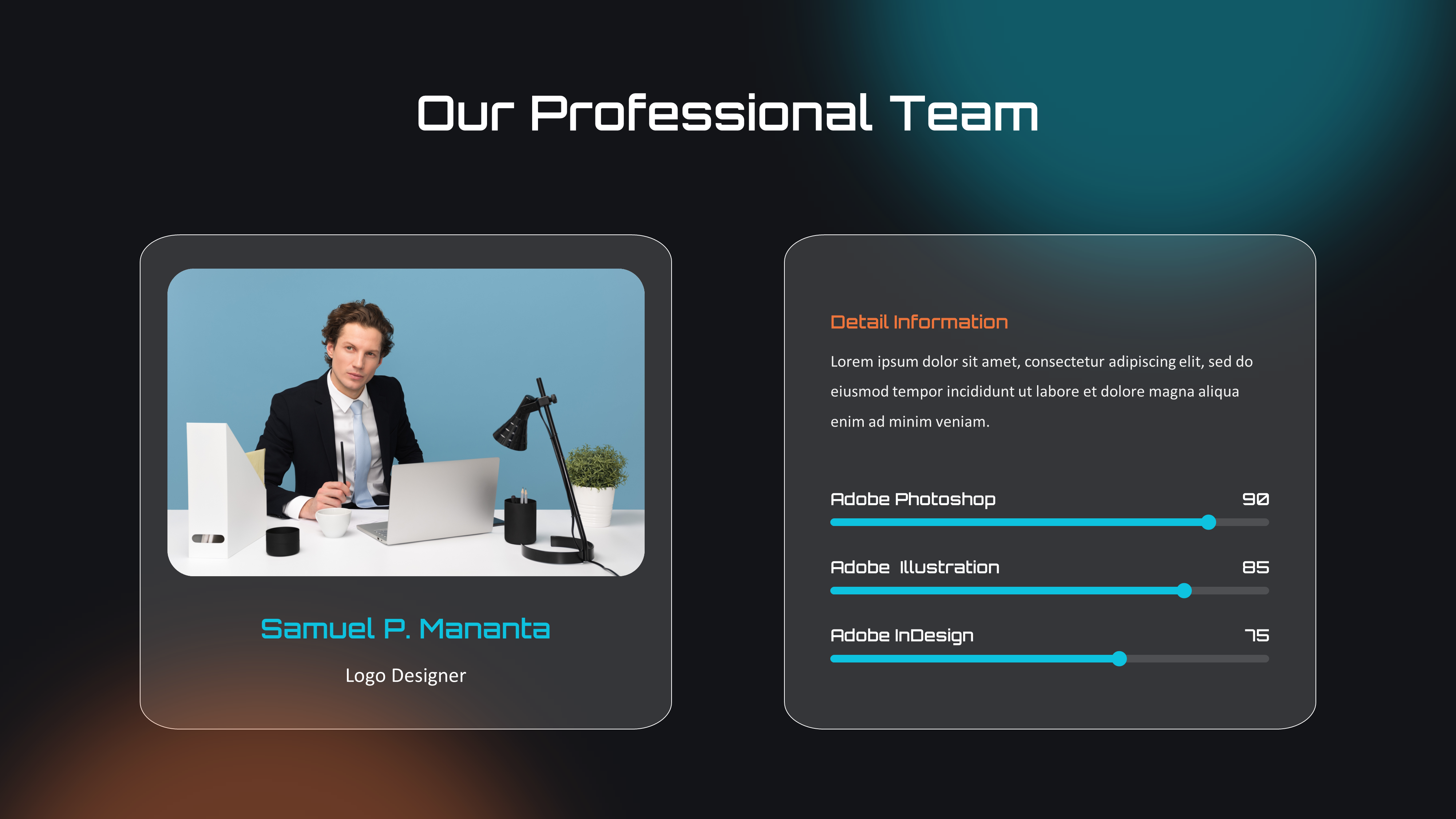 Neutron - Digital Business Keynote Template, Presentation Templates