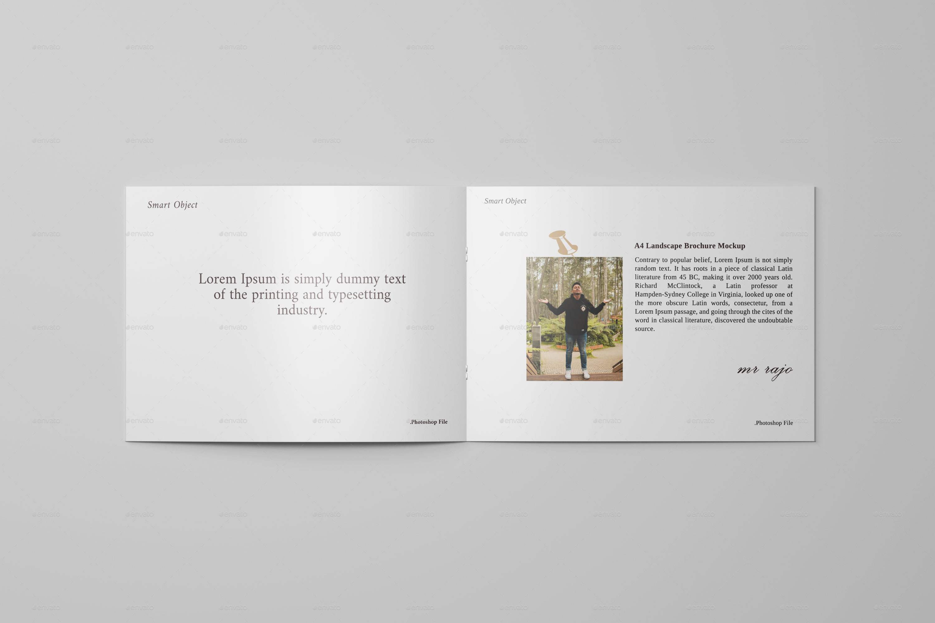 landscape magazines mockup, Graphics | GraphicRiver