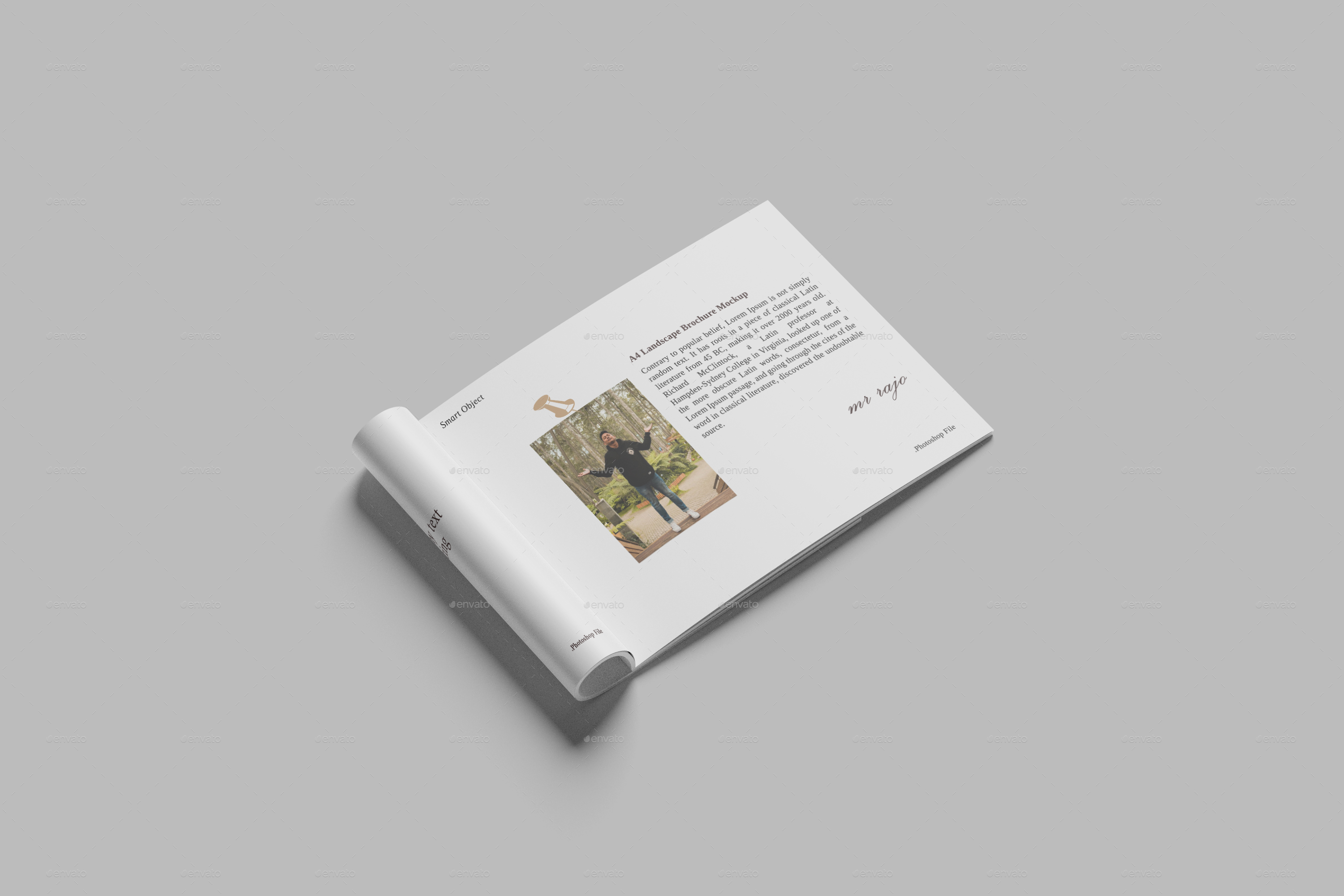 landscape magazines mockup, Graphics | GraphicRiver