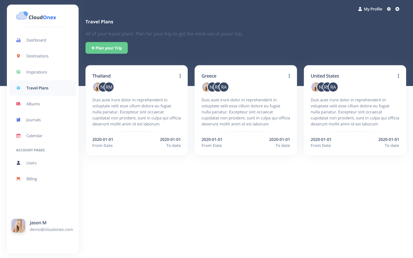 Tripz SaaS Laravel Travel Planning Tool by CloudOnex | CodeCanyon