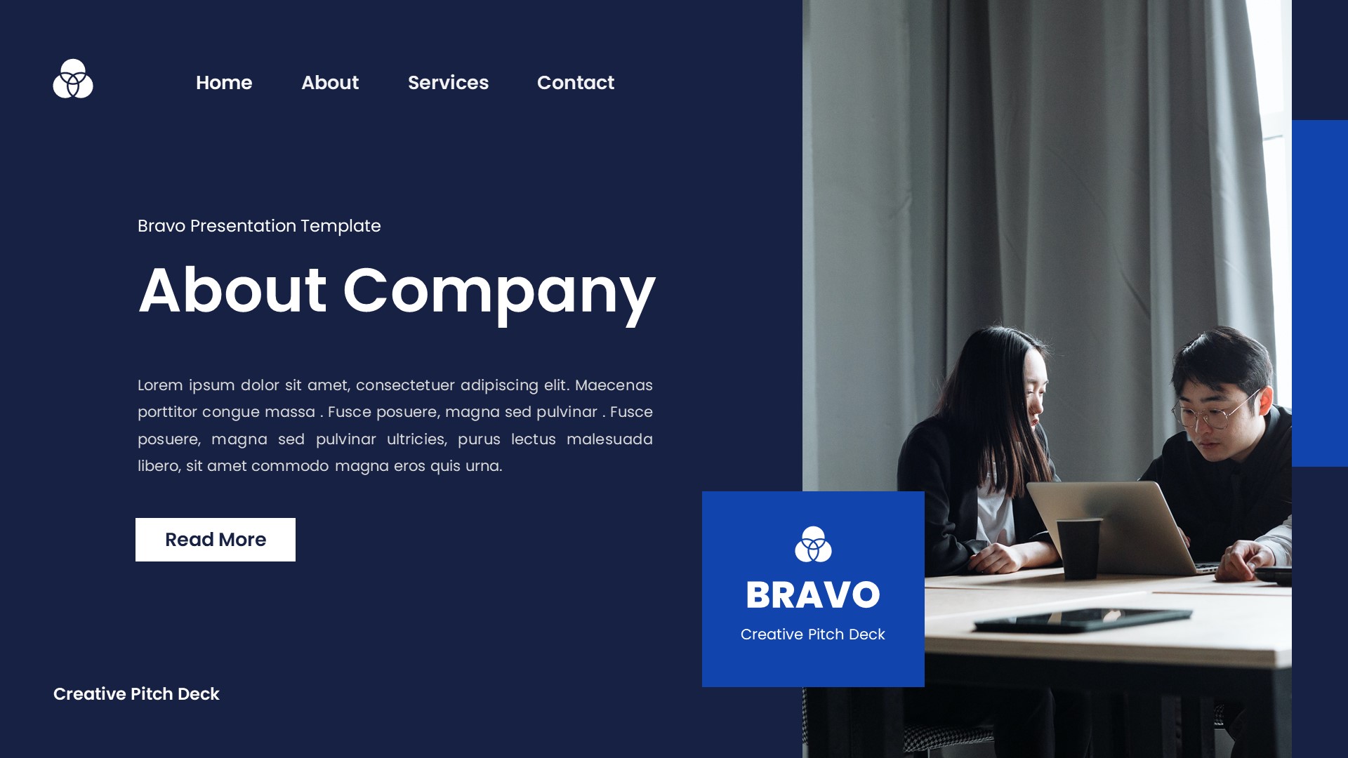 Bravo - Creative Pitch Deck Powerpoint Template, Presentation Templates