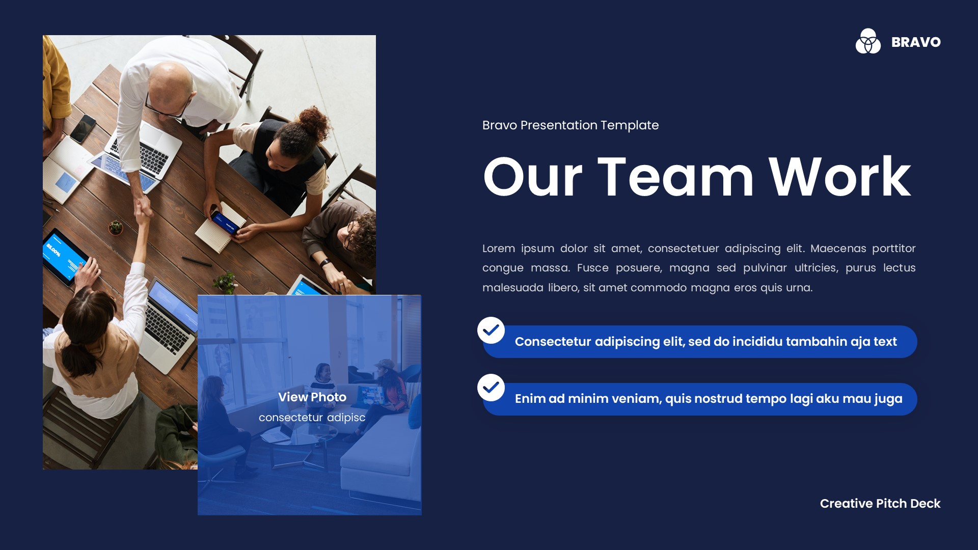 Bravo - Creative Pitch Deck Keynote Template, Presentation Templates