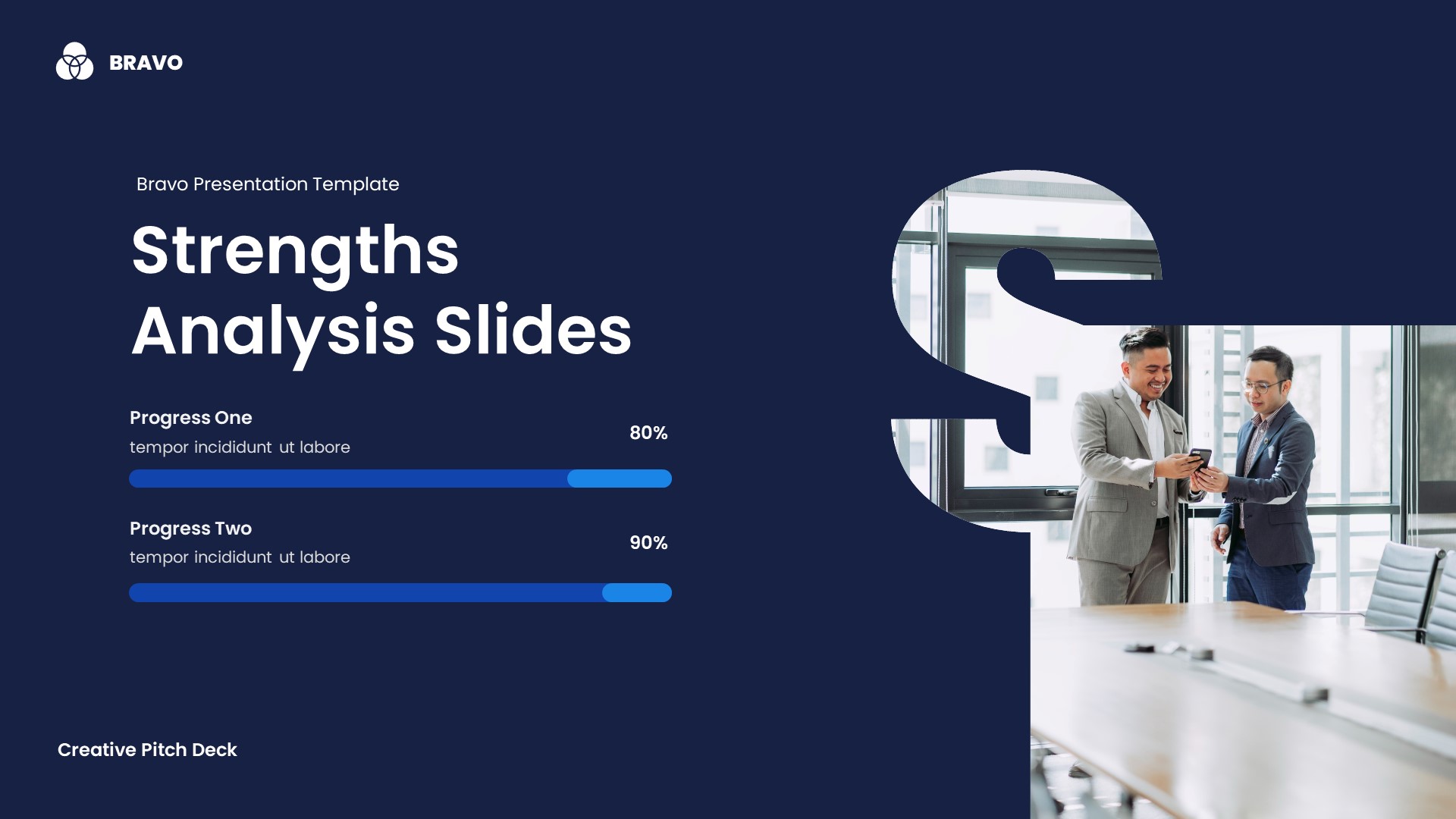 Bravo - Creative Pitch Deck Keynote Template, Presentation Templates