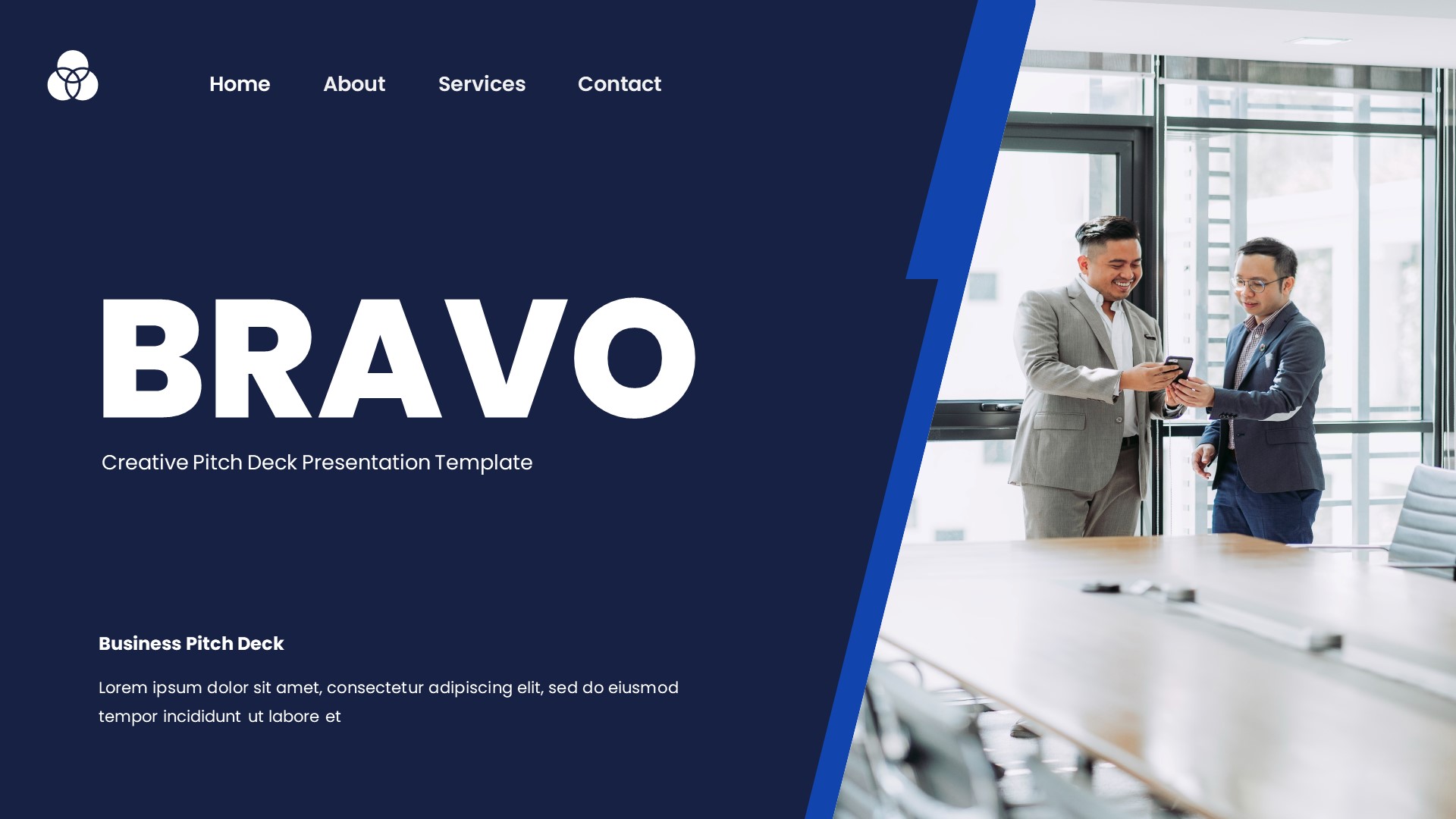 Bravo - Creative Pitch Deck Google Slides Template, Presentation Templates