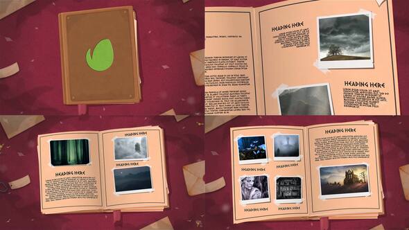 Fantasy Book Project, After Effects Project Files | VideoHive