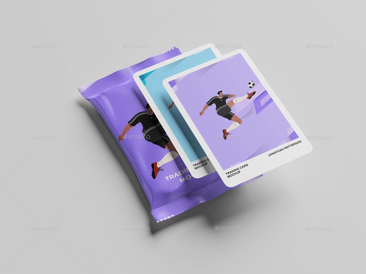 Trading Cards Mockup, Graphics | GraphicRiver
