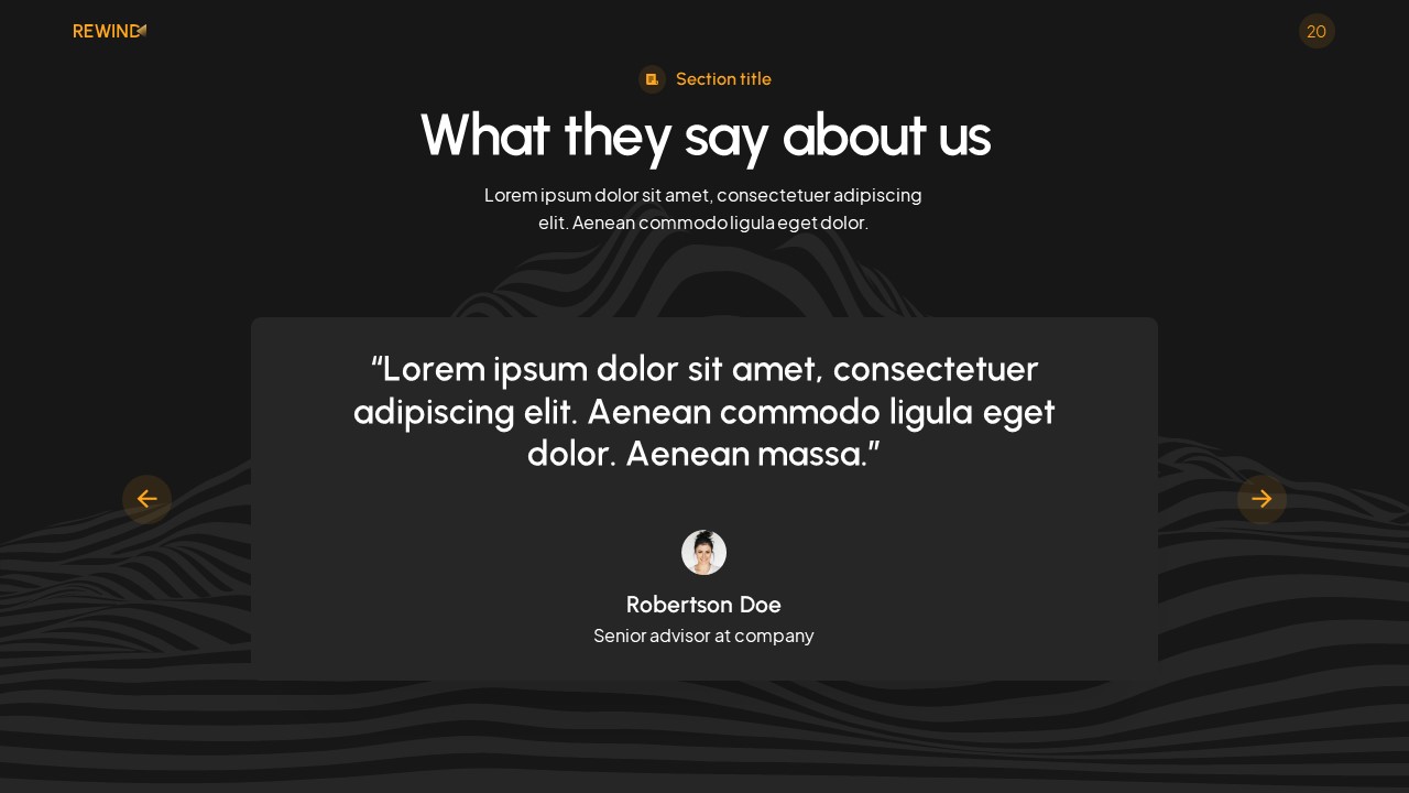 Rewind Yearly Recap PowerPoint Template, Presentation Templates ...