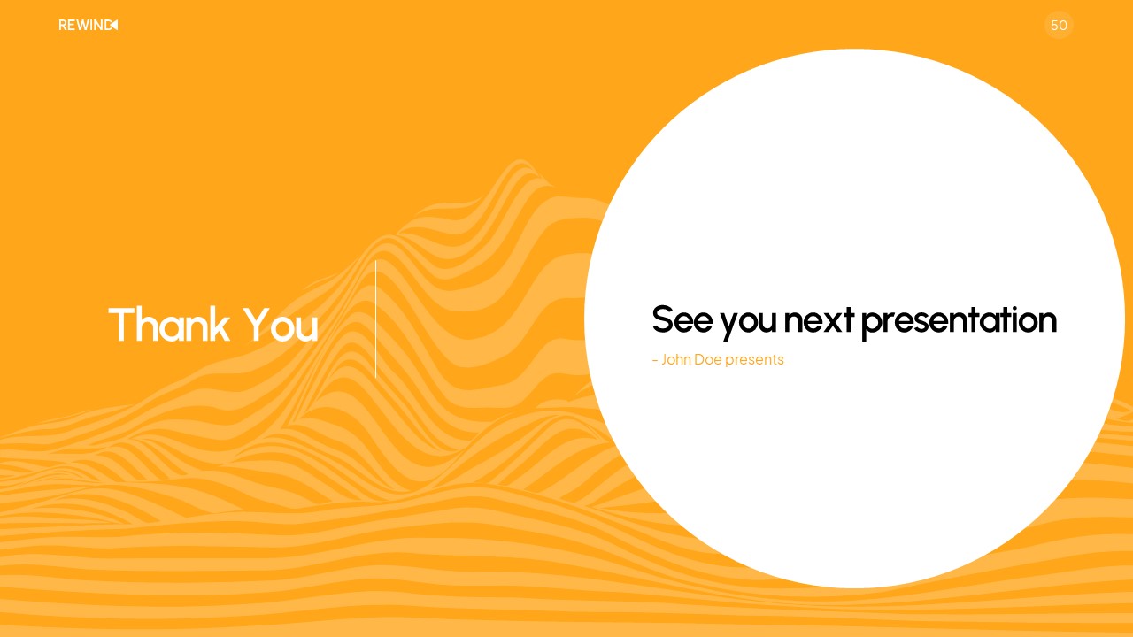 Rewind Yearly Recap PowerPoint Template, Presentation Templates ...