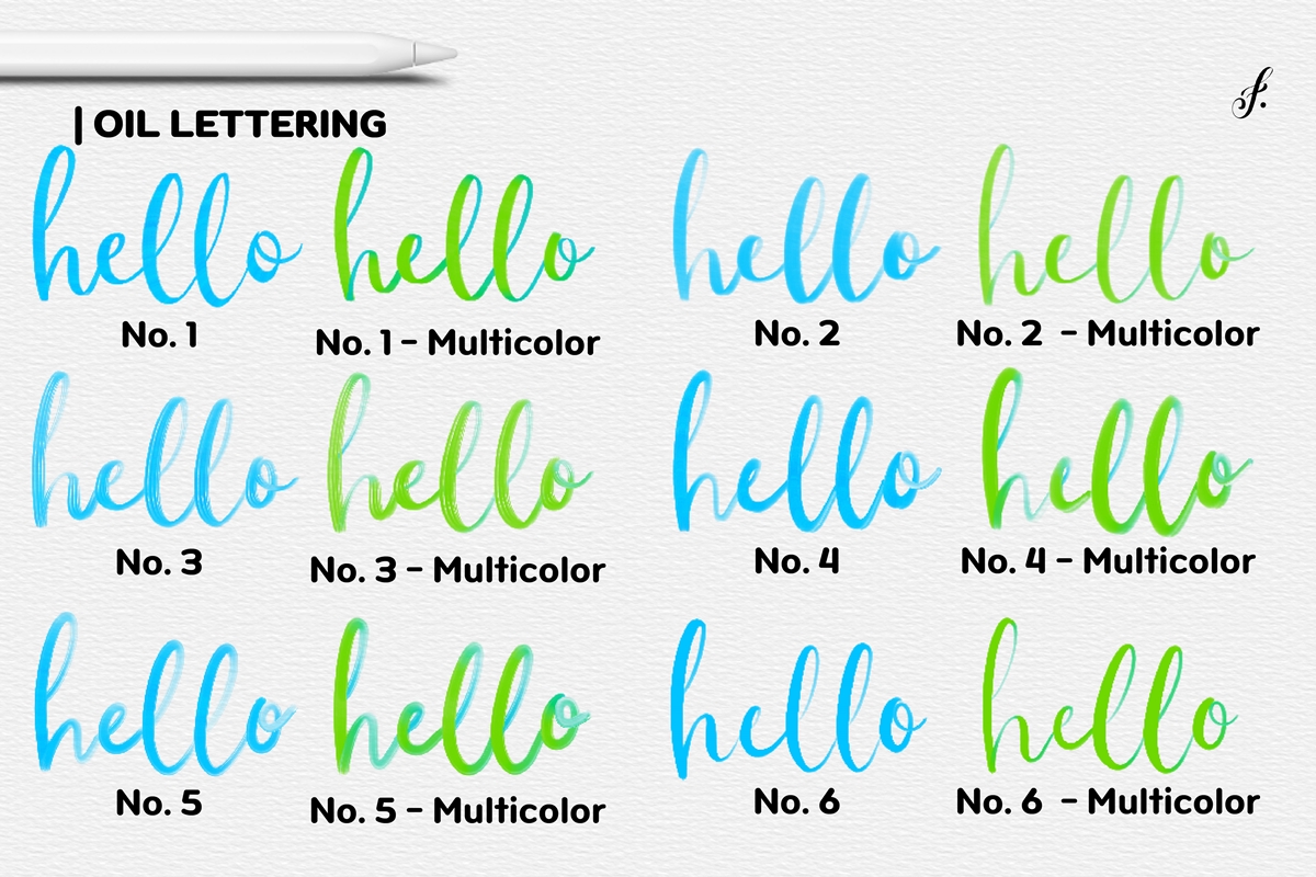Procreate Brushes Lettering | 146 Artistic Lettering Brushes, Add-ons