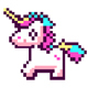 Unicorn Pixel Art, Vectors | GraphicRiver