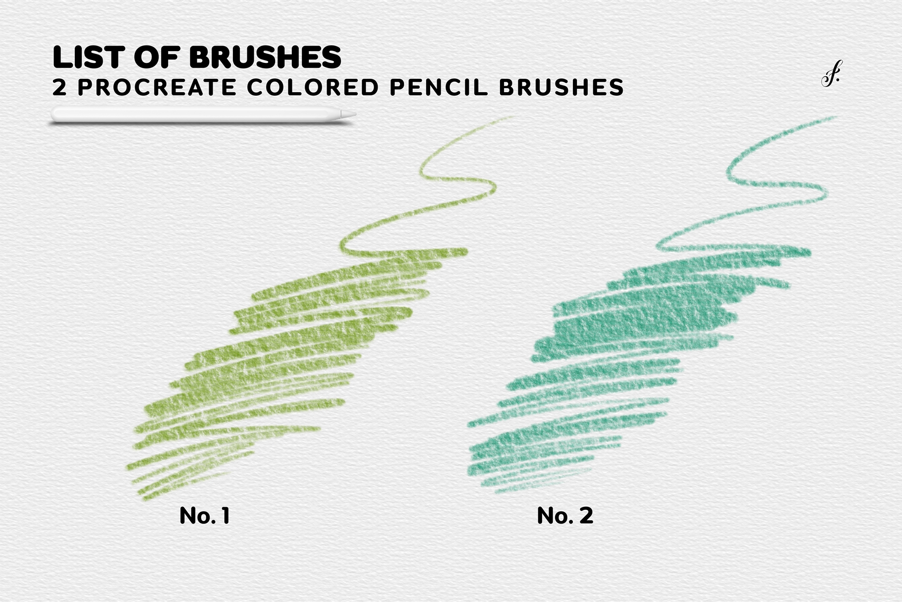 Procreate Pencil Brushes | 2 Procreate Colored Pencil Brushes, Add-ons