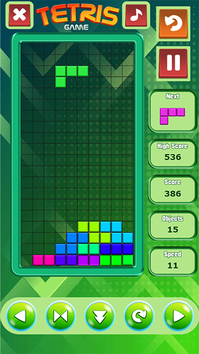 Customizable Tetris Game (HTML5) Advanced Game by Pro_Gaming | CodeCanyon