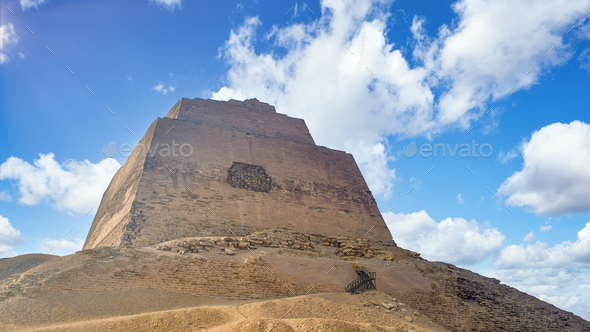 Pyramid of Meidum, El Wasta, Egypt. Stock Photo by wirestock | PhotoDune