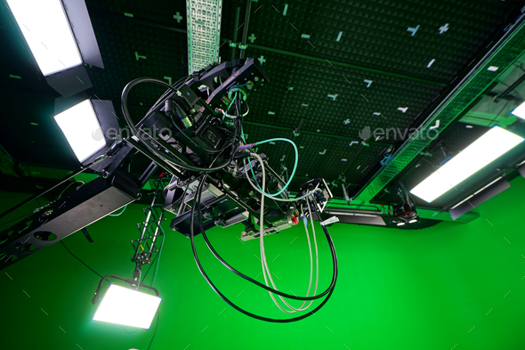 Blackmagic ursa in green screen studio for virtual production and vfx ...