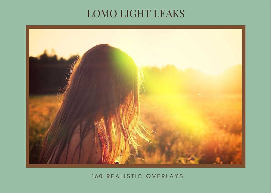 Realistic Lomo Light Leaks - Overlays, Add-ons | GraphicRiver