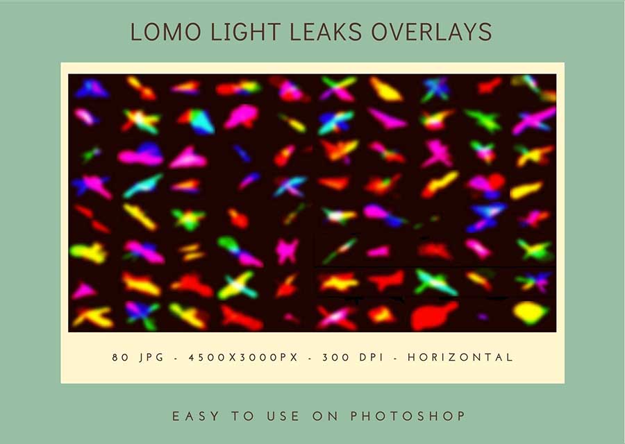 Realistic Lomo Light Leaks - Overlays by 1001Graphics | GraphicRiver