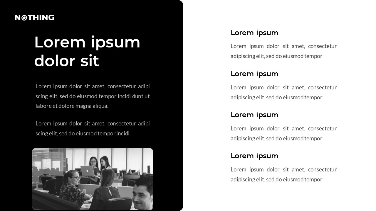 NOTHING - Powerpoint Template, Presentation Templates | GraphicRiver