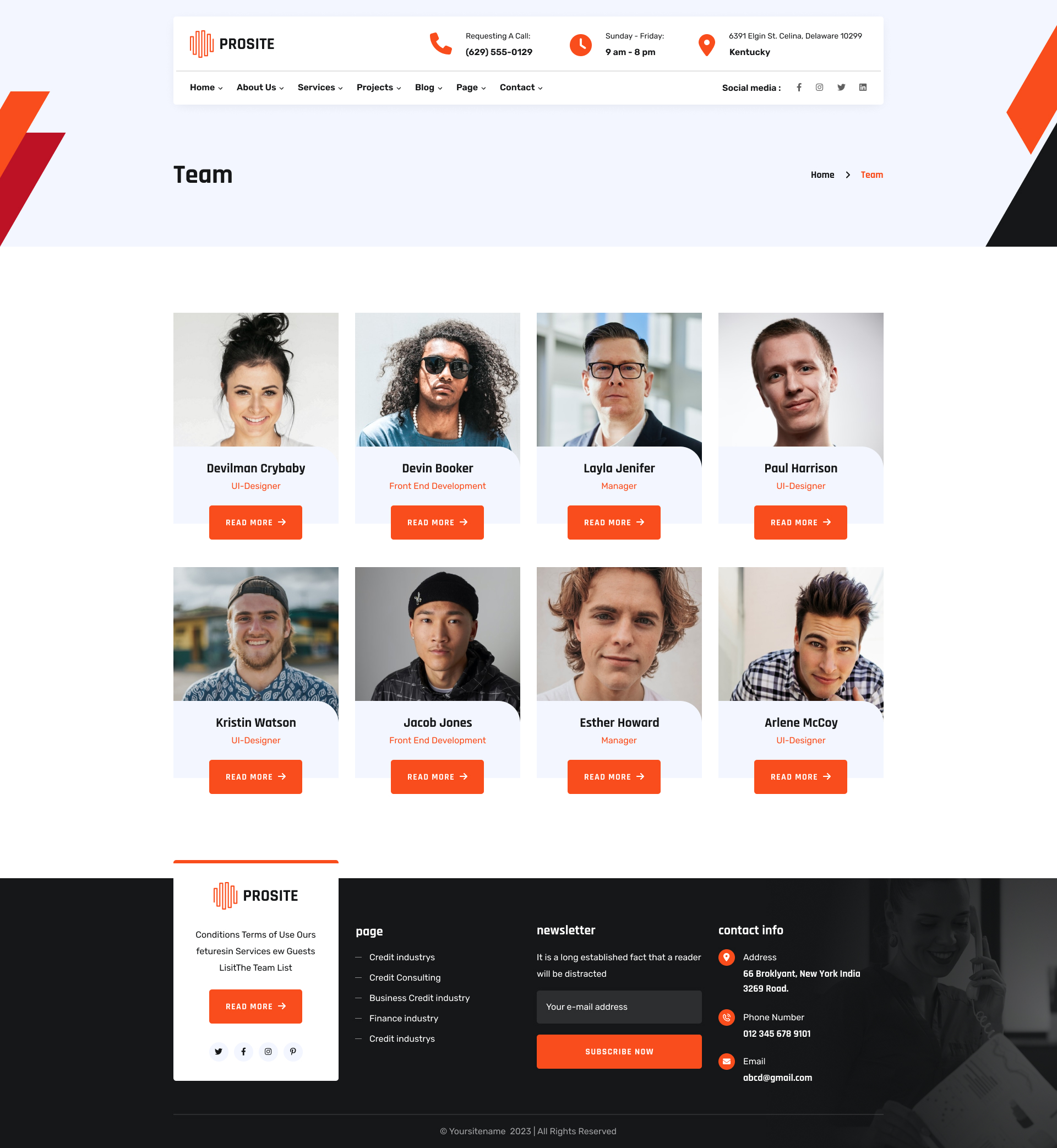 Prosite - Digital Agency Figma Template by RRdevs | ThemeForest