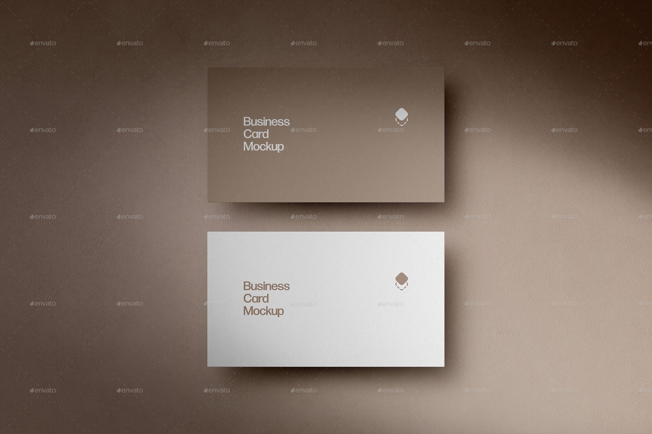 Peach Business Card Mockup, Graphics | GraphicRiver