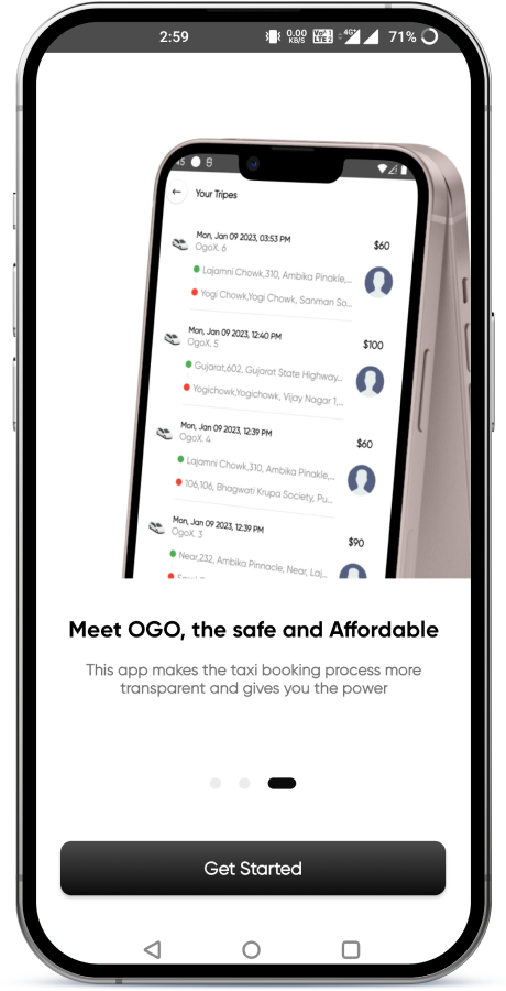 OGO : On-Demand Taxi Booking & Ride Booking App | OLA Cabs | Uber Clone ...