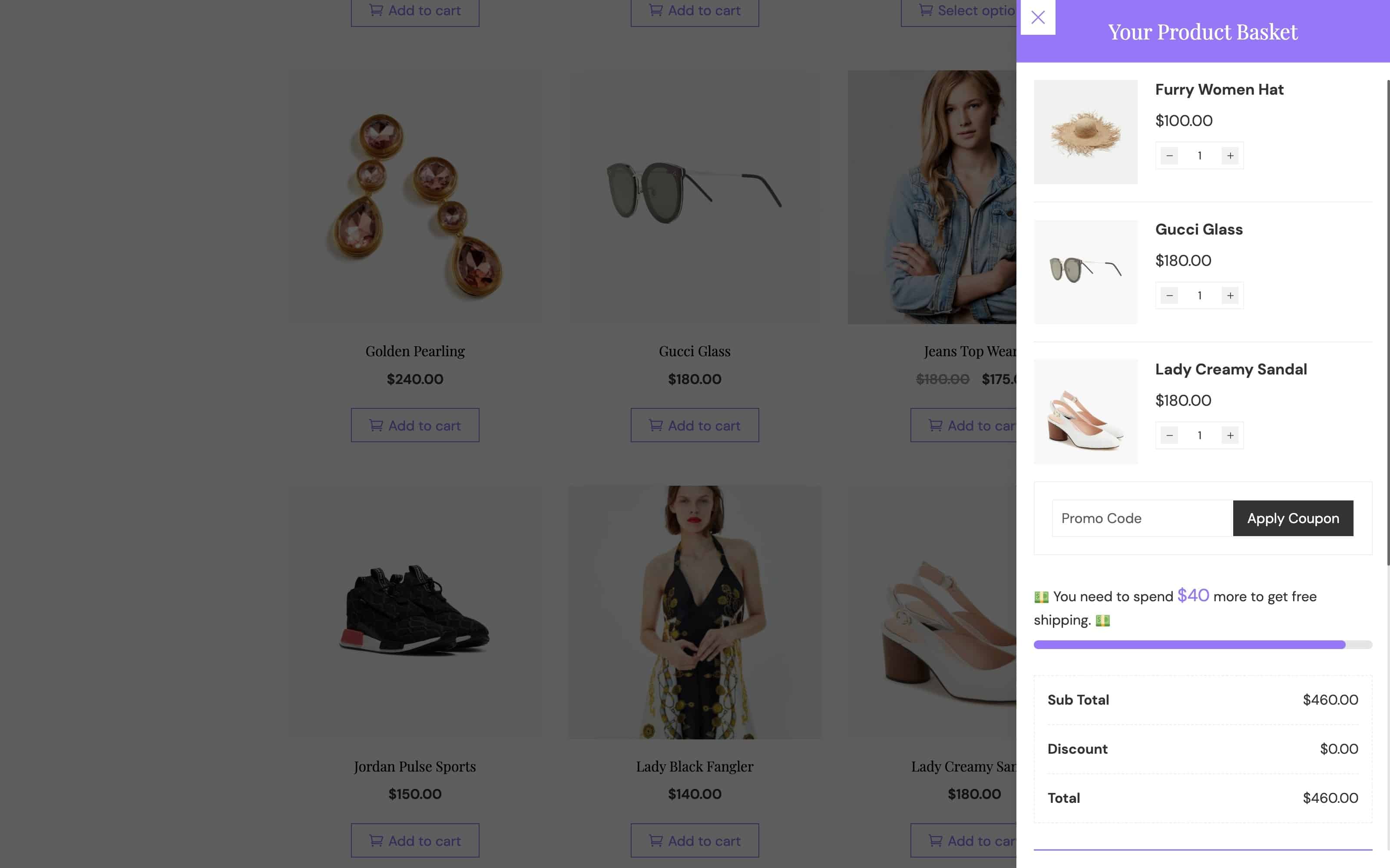 Woocommerce Ajax Cart And Added To Cart Popup Floating Sliding Popup All In One Cart Checkout