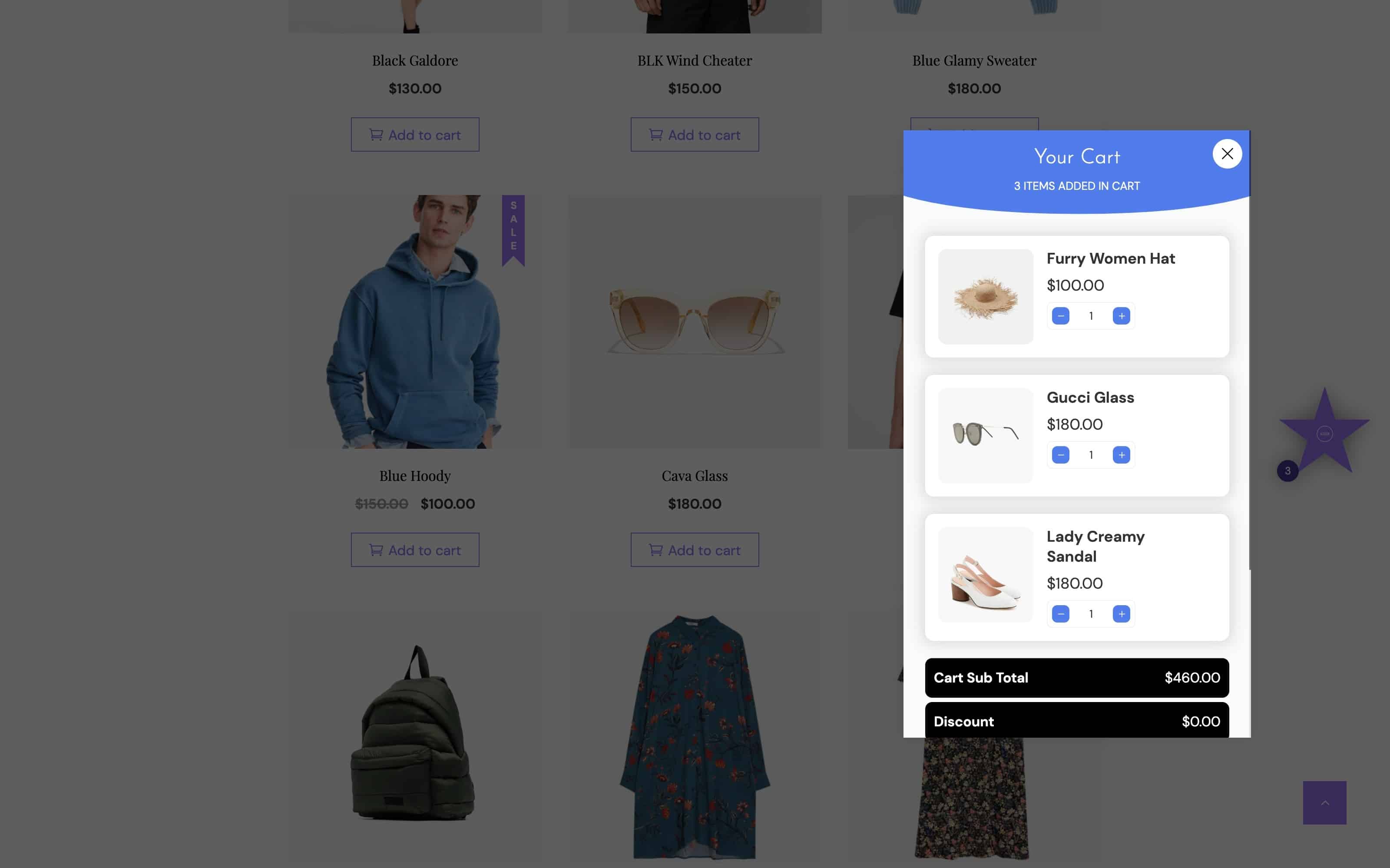 Woocommerce Ajax Cart And Added To Cart Popup Floating Sliding Popup All In One Cart Checkout