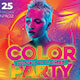 Color Party Flyer, Print Templates | GraphicRiver