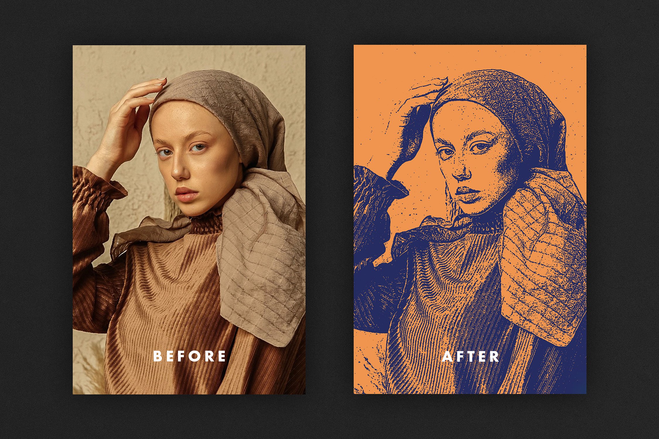 Bitmap Screen Photo Effect, Add-ons | GraphicRiver