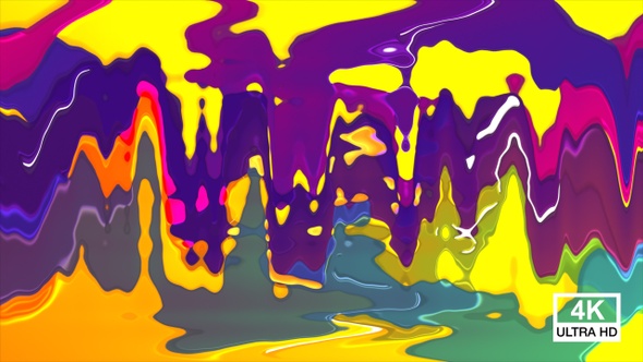 Abstract Colorful Liquid Motion 4K, Motion Graphics | VideoHive