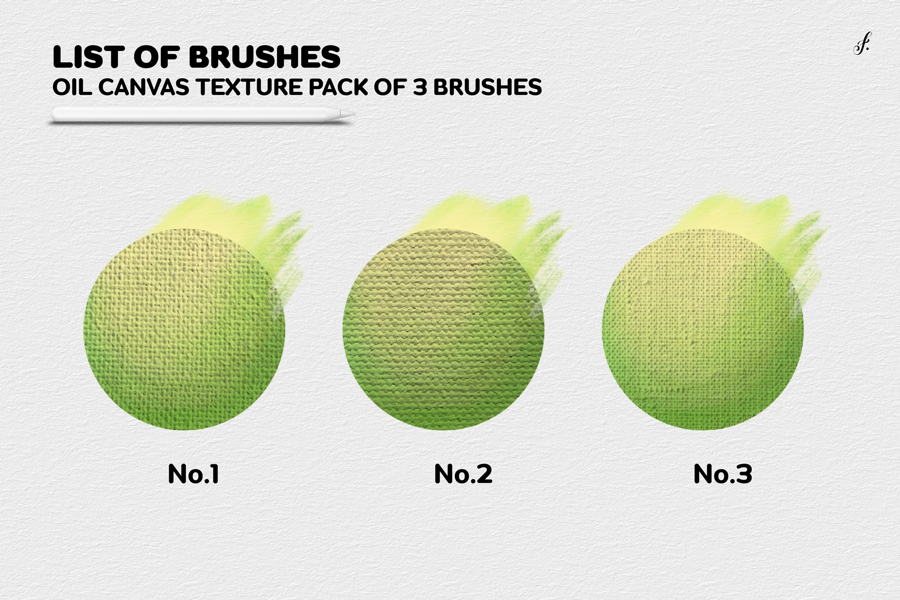 Canvas Texture Procreate Brushes | Oil Canvas Texture Pack of 3 Brushes ...