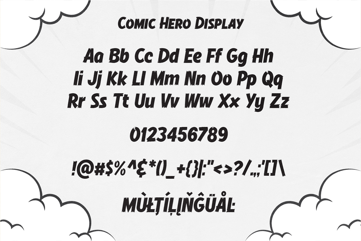 Comic Hero - Cartoon Display Typeface, Fonts | GraphicRiver