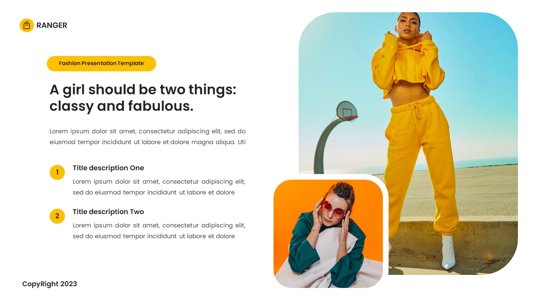 Ranger - Fashion Google Slides Template, Presentation Templates ...
