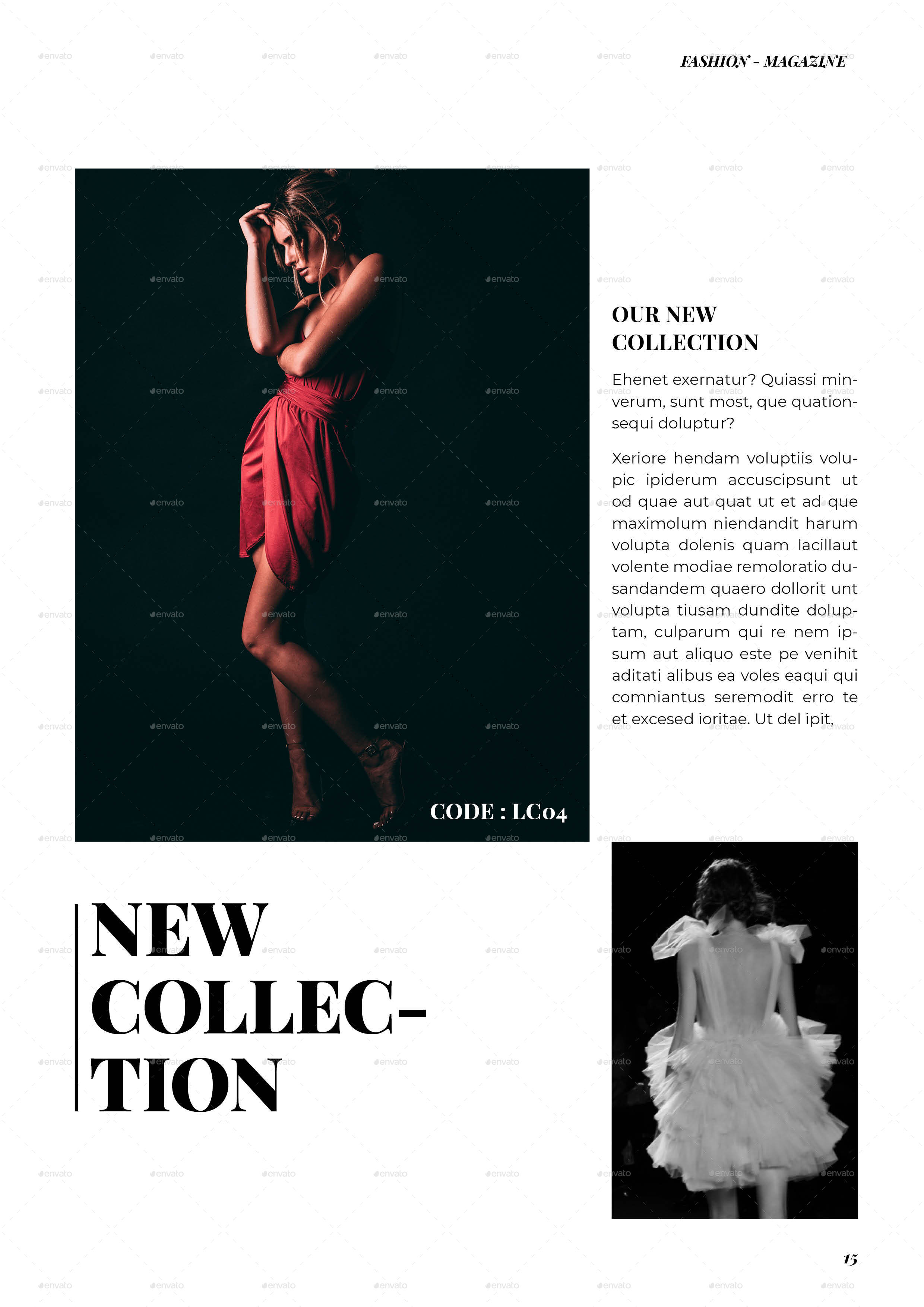 Fashion Magazine, Print Templates | GraphicRiver