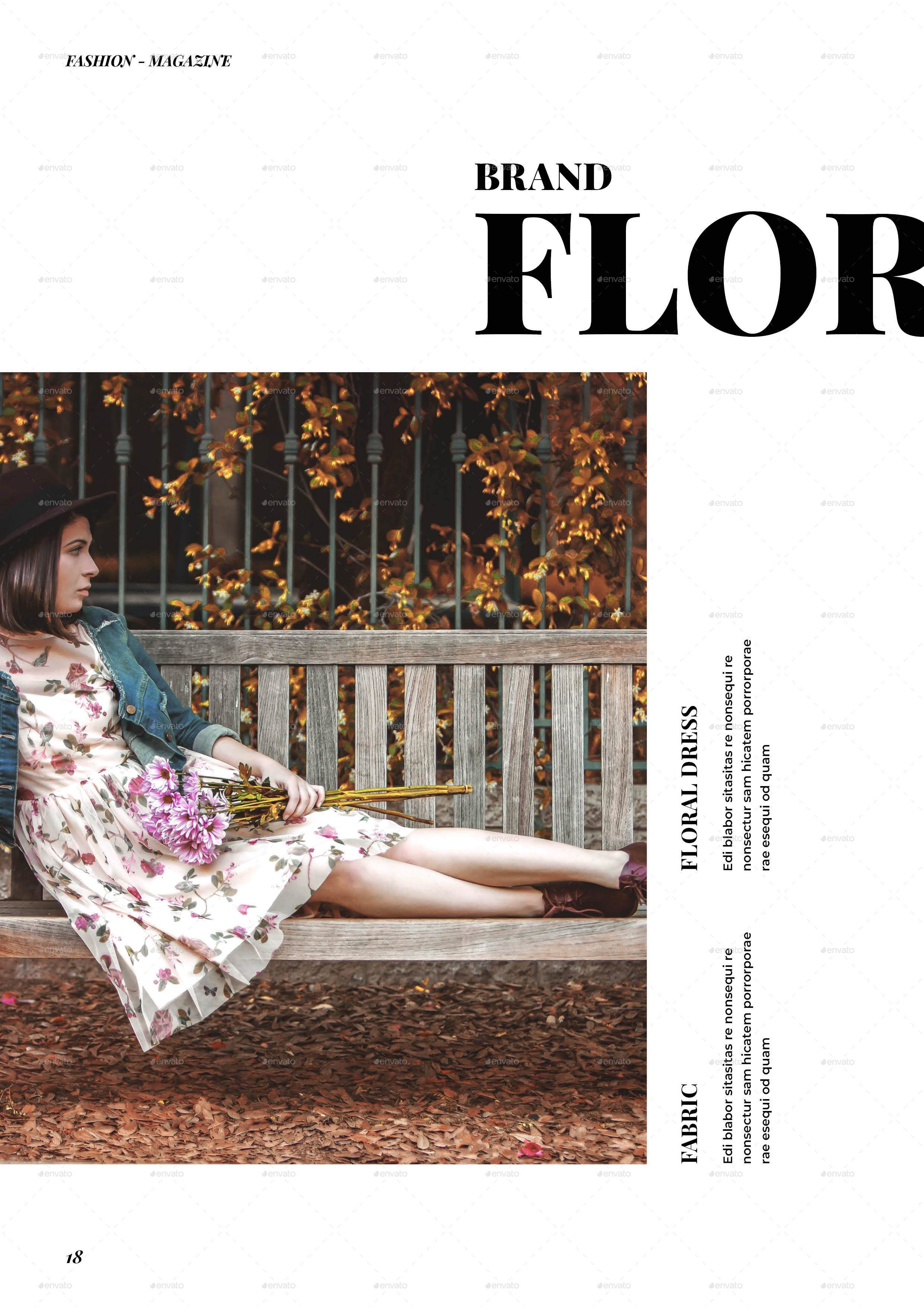 Fashion Magazine, Print Templates | GraphicRiver