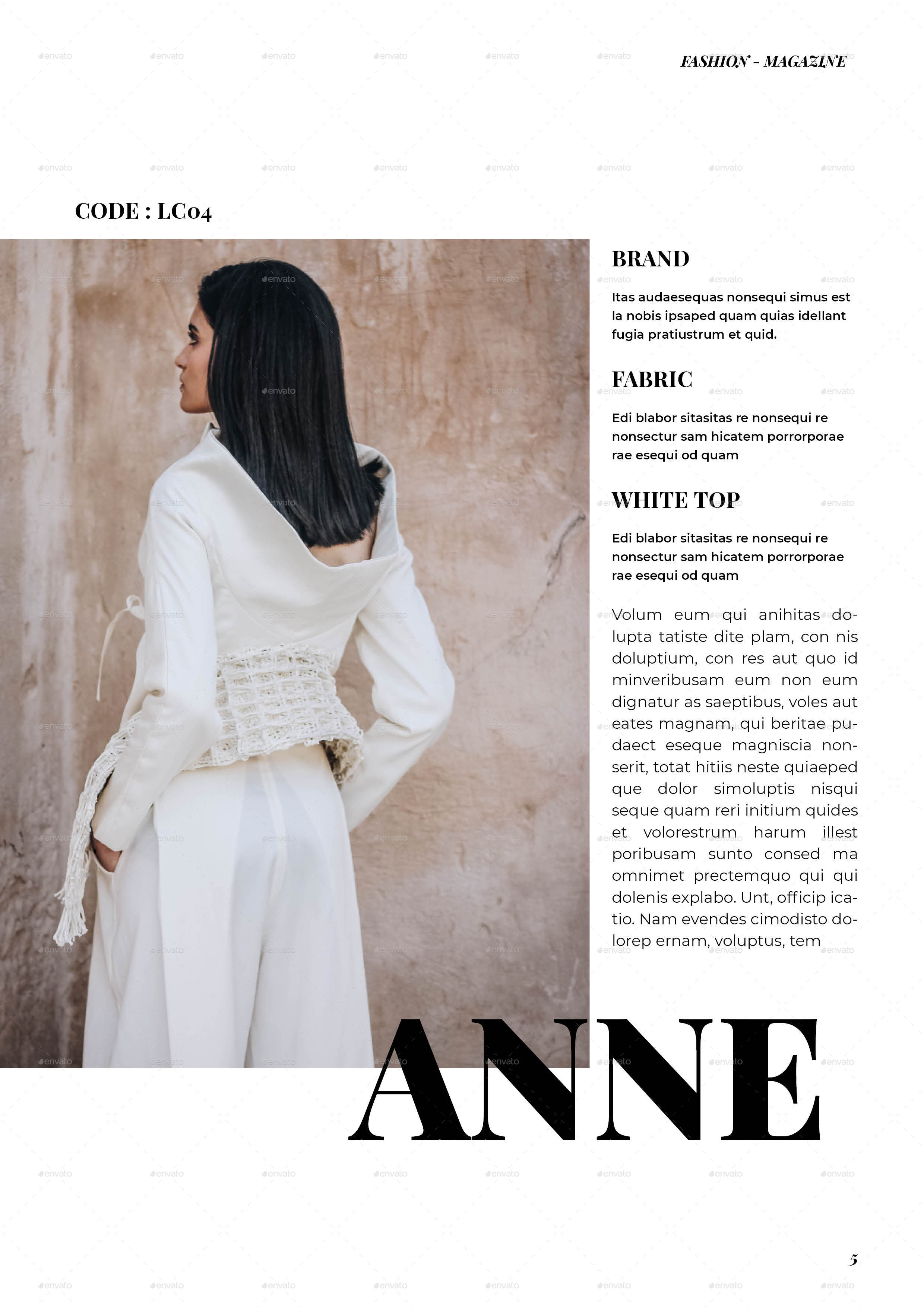 Fashion Magazine, Print Templates | GraphicRiver