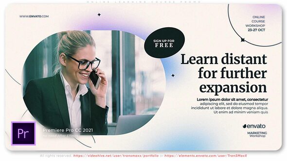 Online Learning Course Promo, Premiere Pro Templates | VideoHive