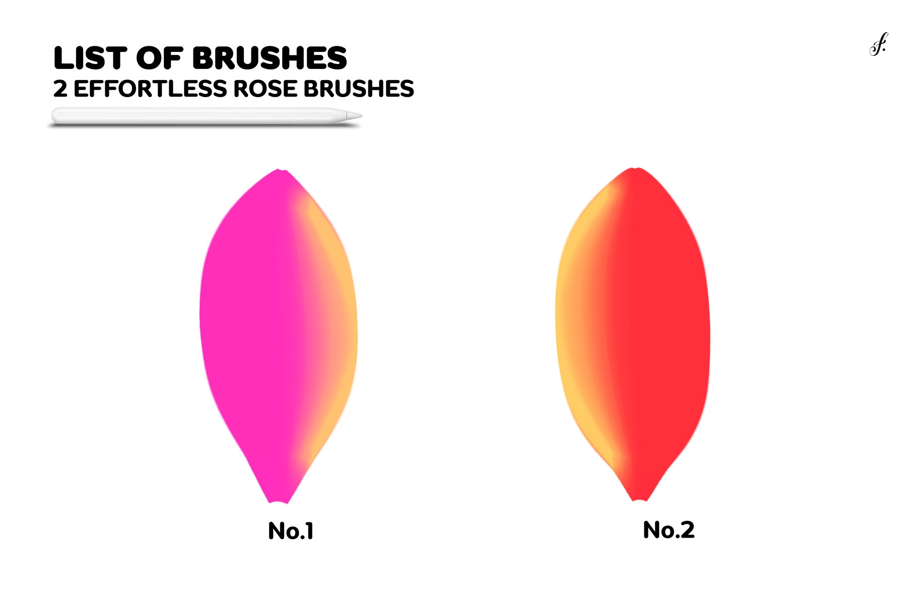 Procreate Rose | 2 Effortless Rose Brushes by FreyaArtProcreate ...
