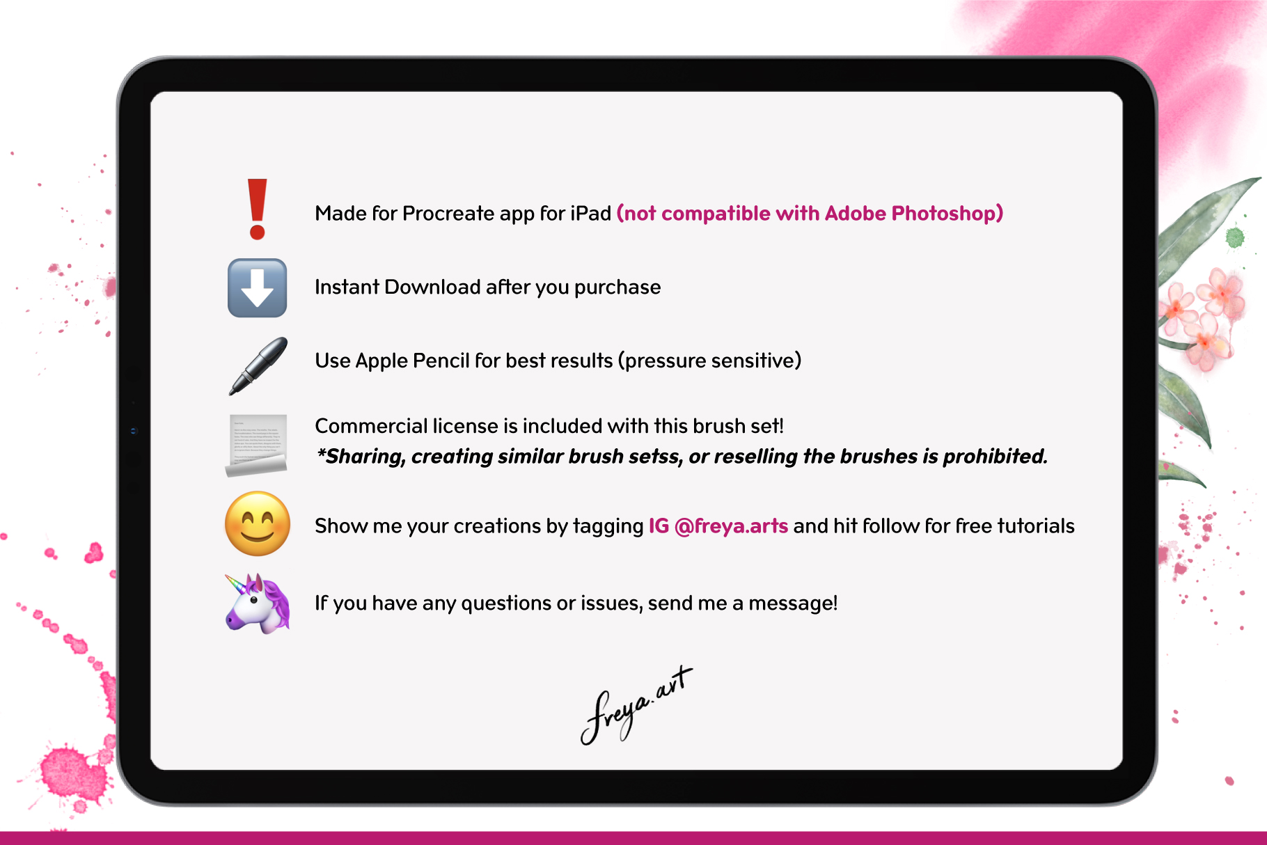 Procreate Script Brushes | 4 Procreate Lettering Brushes, Add-ons ...