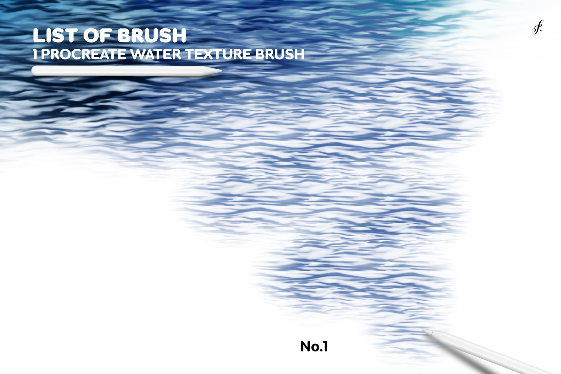 Procreate Water | 1 Procreate Water Brush, Add-ons | GraphicRiver