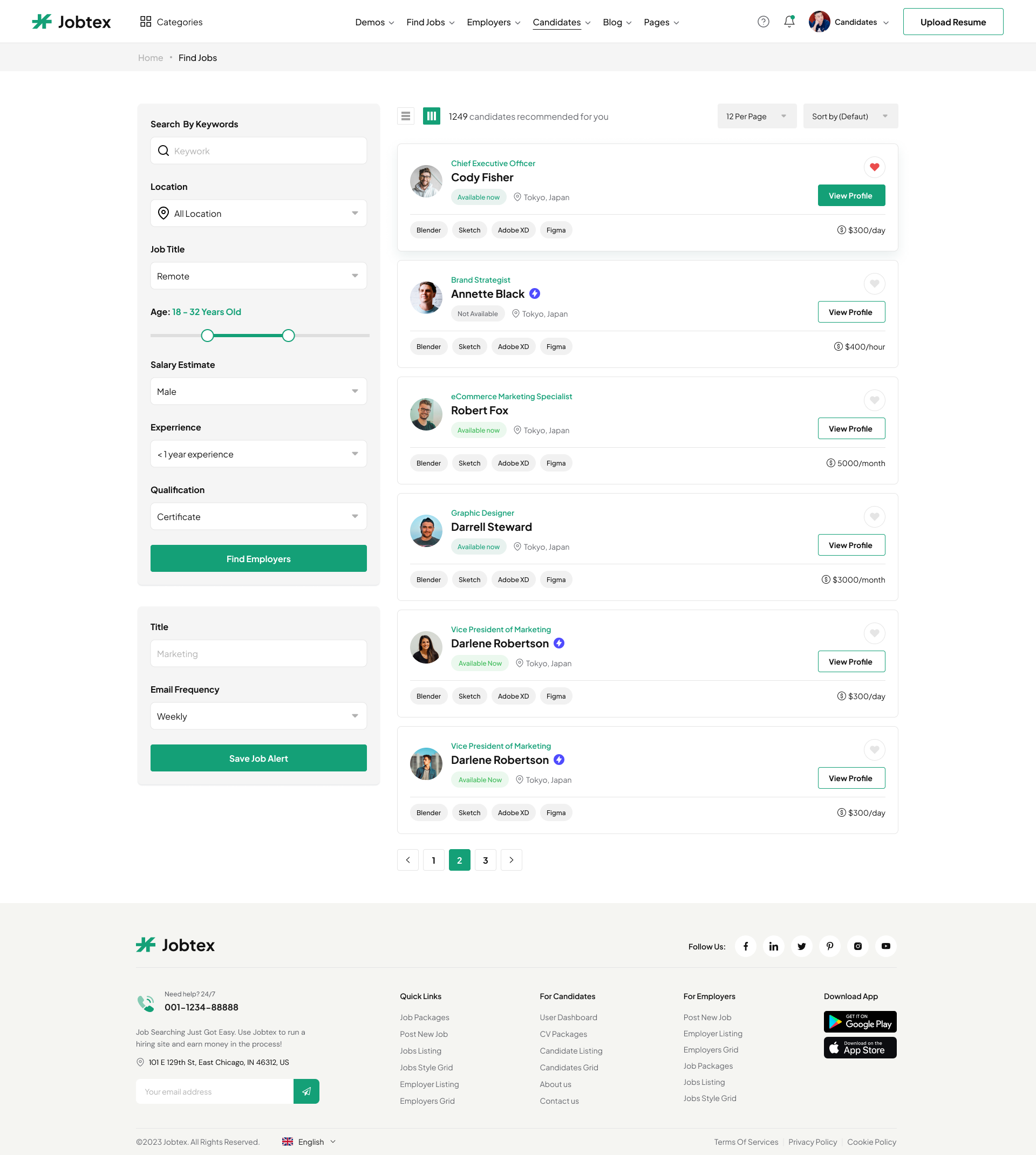 Jobtex | Job Board Figma Template by Avitex | ThemeForest