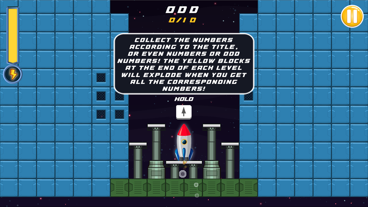 Rocket Balance Even Odd HTML5 Game - With Construct 3 File by jmneto
