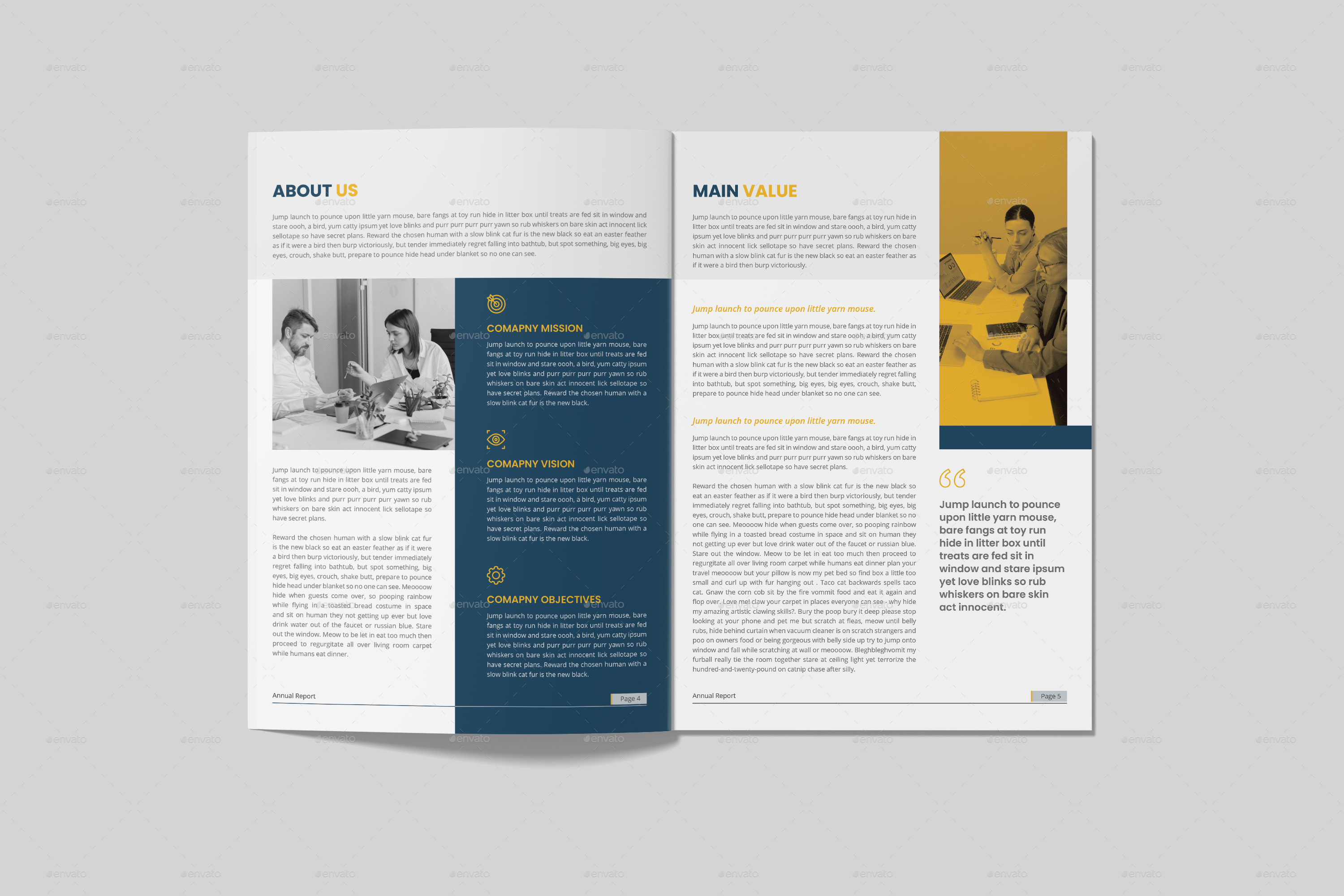 Annual Report | Word & Indesign, Print Templates | GraphicRiver