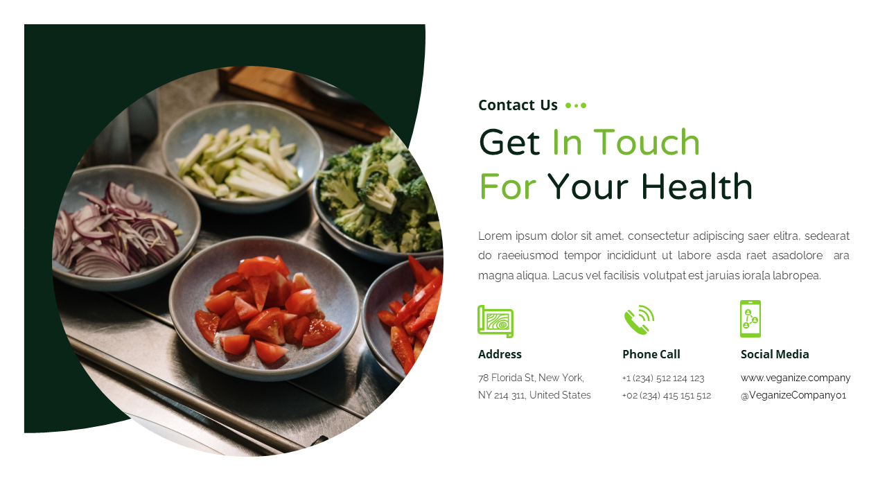 Veganize - Fresh Vegetable and Organic Food Powerpoint Presentation ...