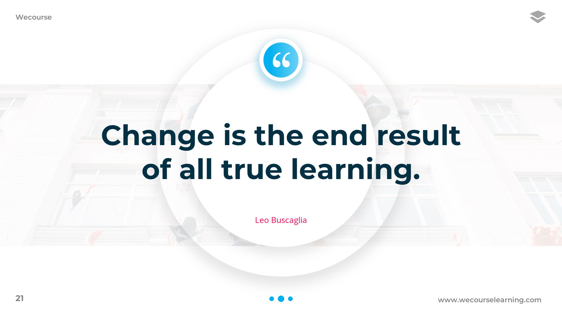 Wecourse - Online course Google Slides template, Presentation Templates