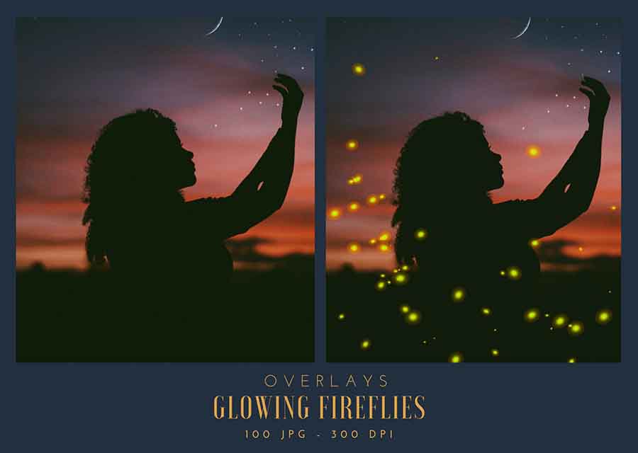 Fireflies - Glowing Particle Overlays, Add-ons | GraphicRiver