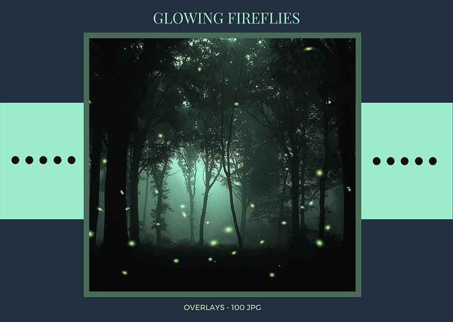 Fireflies - Glowing Particle Overlays, Add-ons | GraphicRiver
