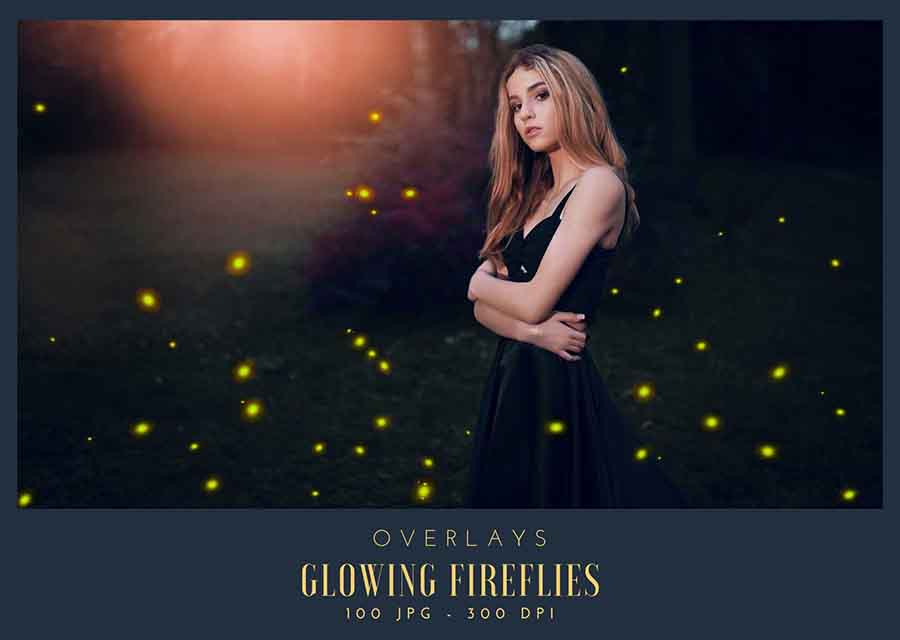 Fireflies - Glowing Particle Overlays, Add-ons | GraphicRiver