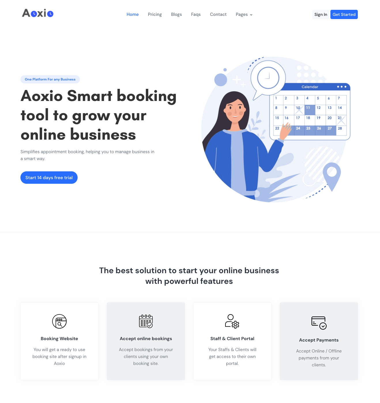 Aoxio - SaaS Multi-Business Service Booking Software by codericks | CodeCanyon