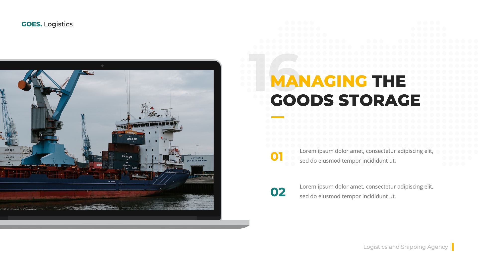 Goes - Logistics and Shipping Agency Presentation Google Slides ...
